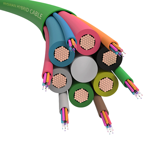 SiroccoHYBRID optical and power cables for blown applications | Prysmian